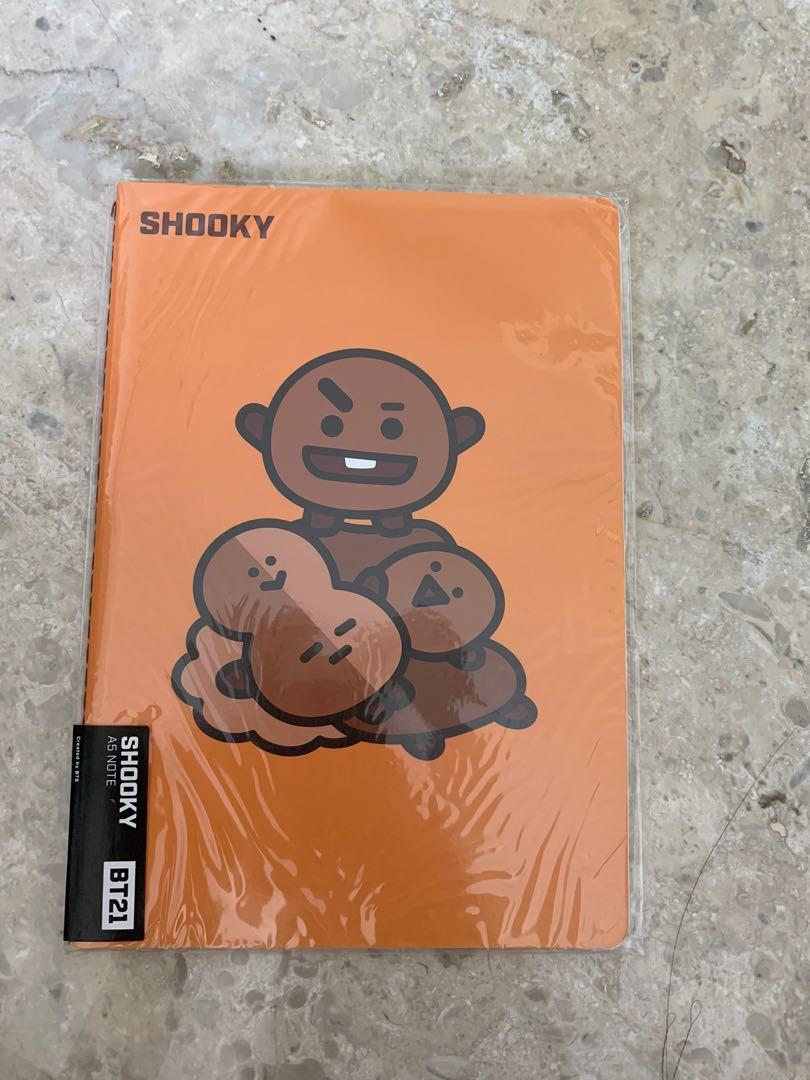 BT21 SHOOKY & CHIMMY NOTEBOOK, Hobbies & Toys, Memorabilia ...