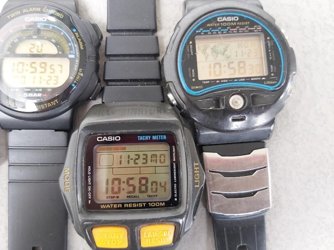Casio lcd watch 電子手錶 vintage classic 懷舊 不是 seiko alba citizen lorus aka ...