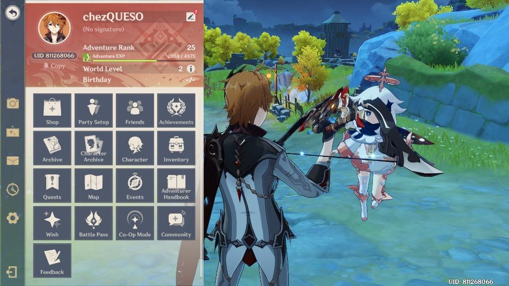 CHILDE w/ Rust Bow Genshin Impact account + 5* weapon and good 4 ...