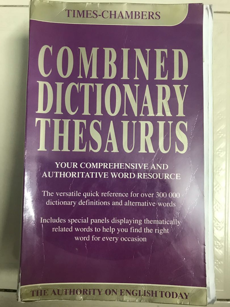 Combined Dictionary Thesaurus, Hobbies & Toys, Books & Magazines ...