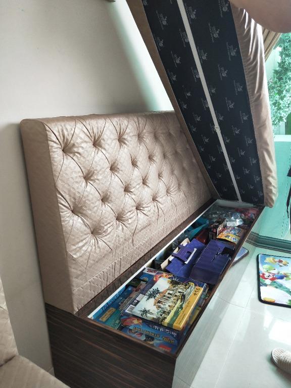 Custom Built Sofa Bench with Storage (Detachable), Furniture & Home ...