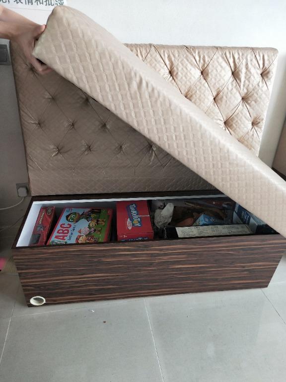 Custom Built Sofa Bench with Storage (Detachable), Furniture & Home ...