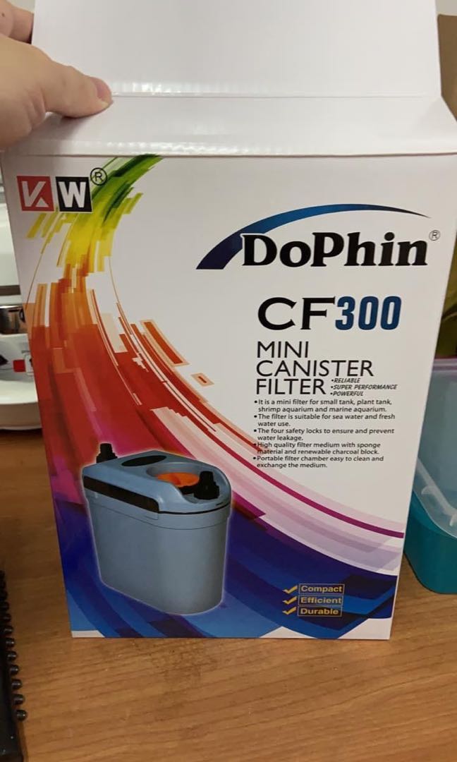 Dolphin CF300 Canister Filter for Nano Tank, Pet Supplies, Homes ...