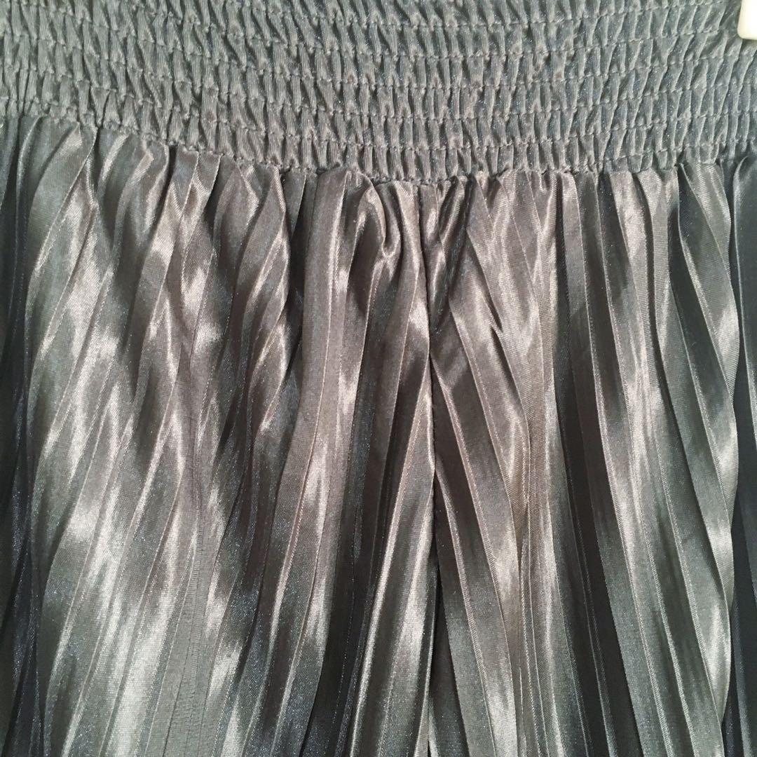 Girls’ Gray Garterized Knee-Length Shorts (9 - 11 years old) - Casual ...