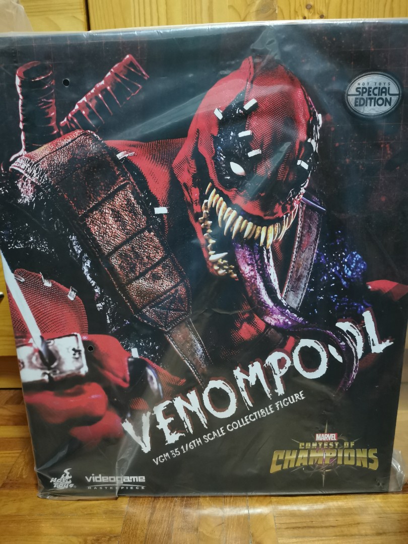 Hot Toys VGM35 1/6 Venompool Special Edition, Video Gaming, Gaming Accessories, Interactive ...