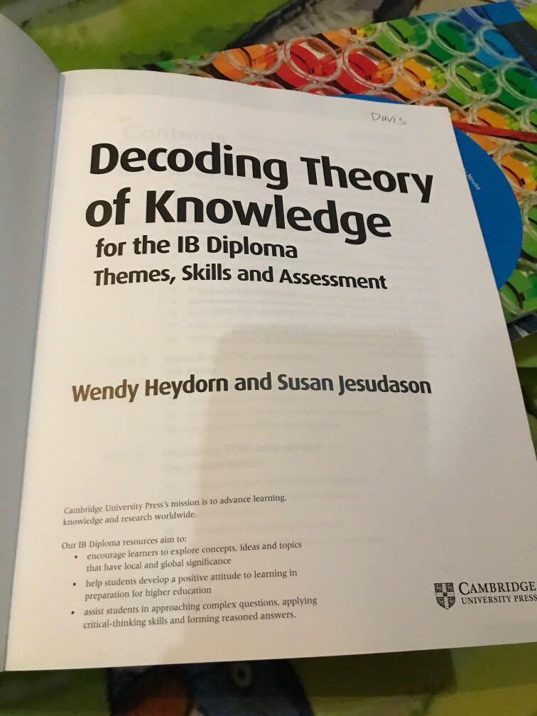 IB TOK Decoding Theory of Knowledge, Hobbies & Toys, Books & Magazines ...
