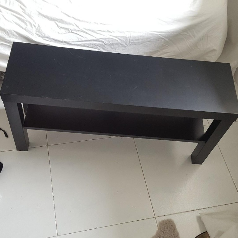 IKEA LACK TV BENCH BLACK, Furniture & Home Living, Furniture, Tables ...