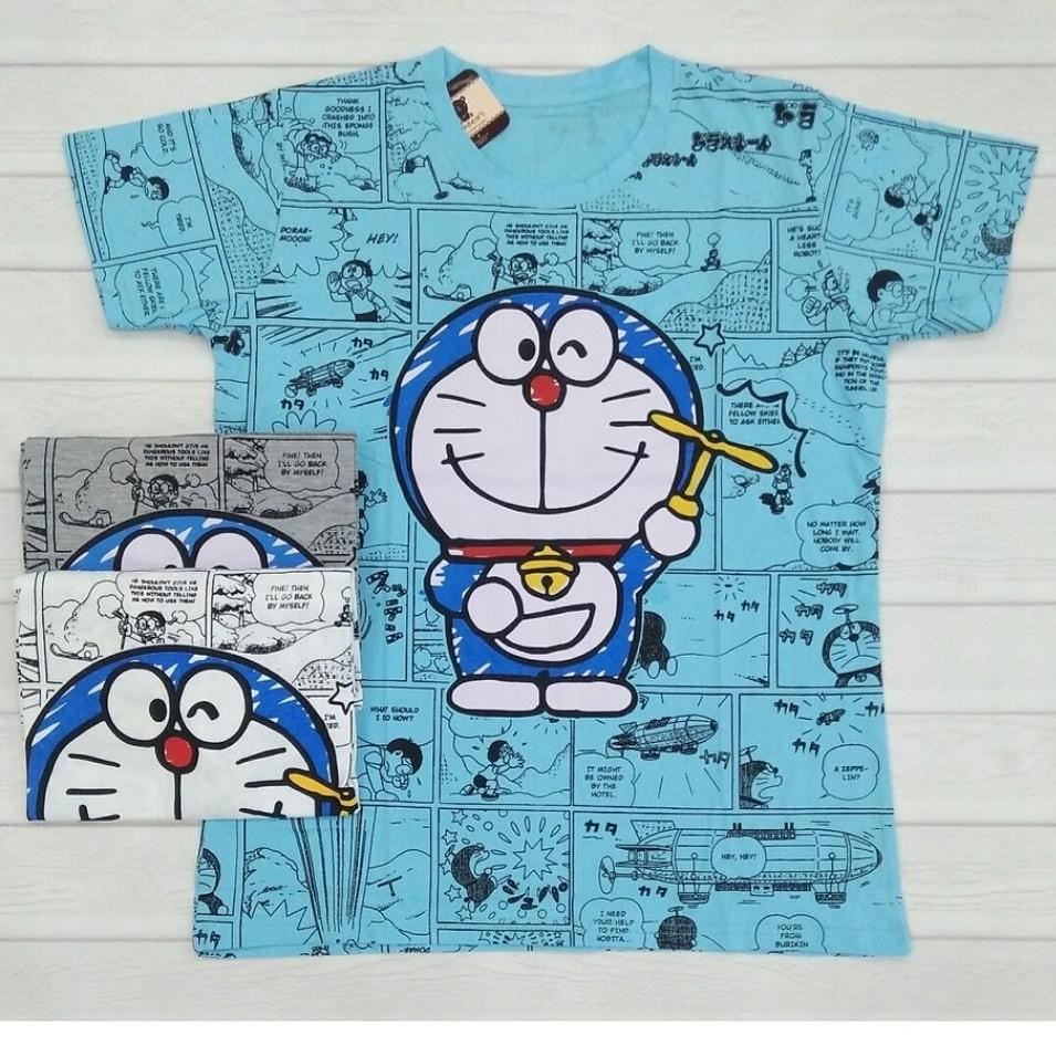 Kaos Doraemon Komik / Baju Doraemon Komik / Kaos Wanita Jumbo, Fesyen ...