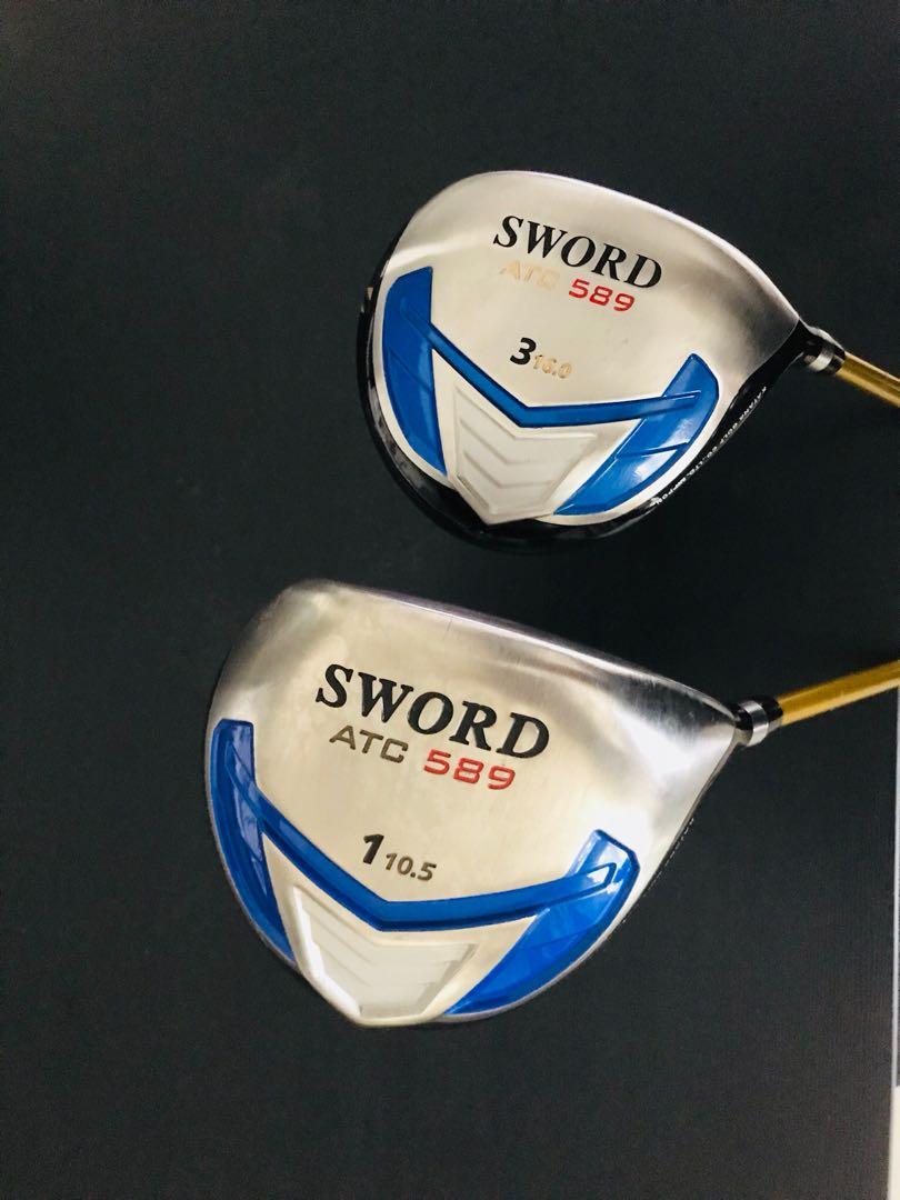 Katana Sword ATC 589 (2014/15 model) Driver loft 10.5 & wood 3 loft 16 ...