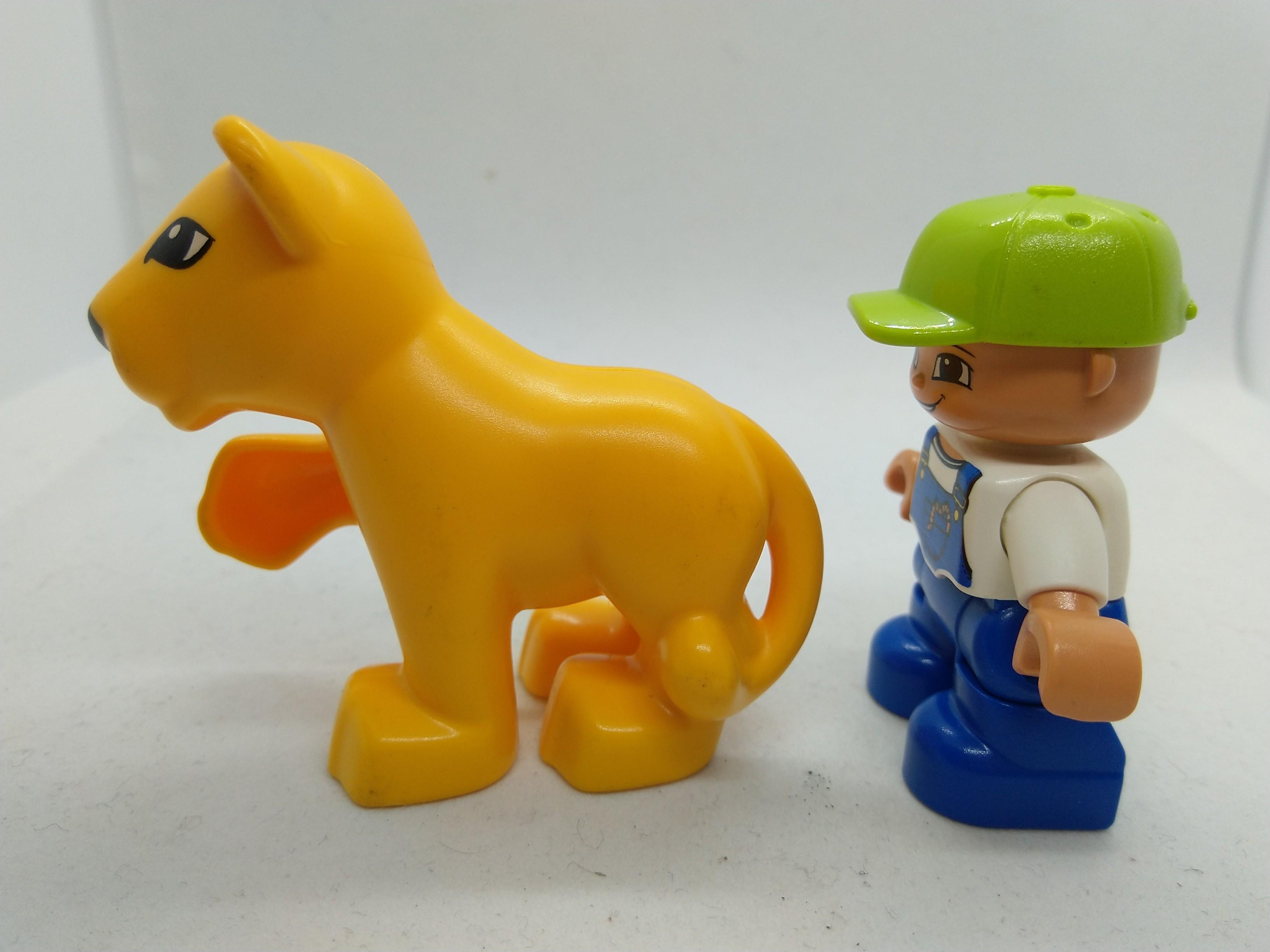 LEGO Duplo Minifigures - Little boy & Lion Cub, Hobbies & Toys, Toys ...