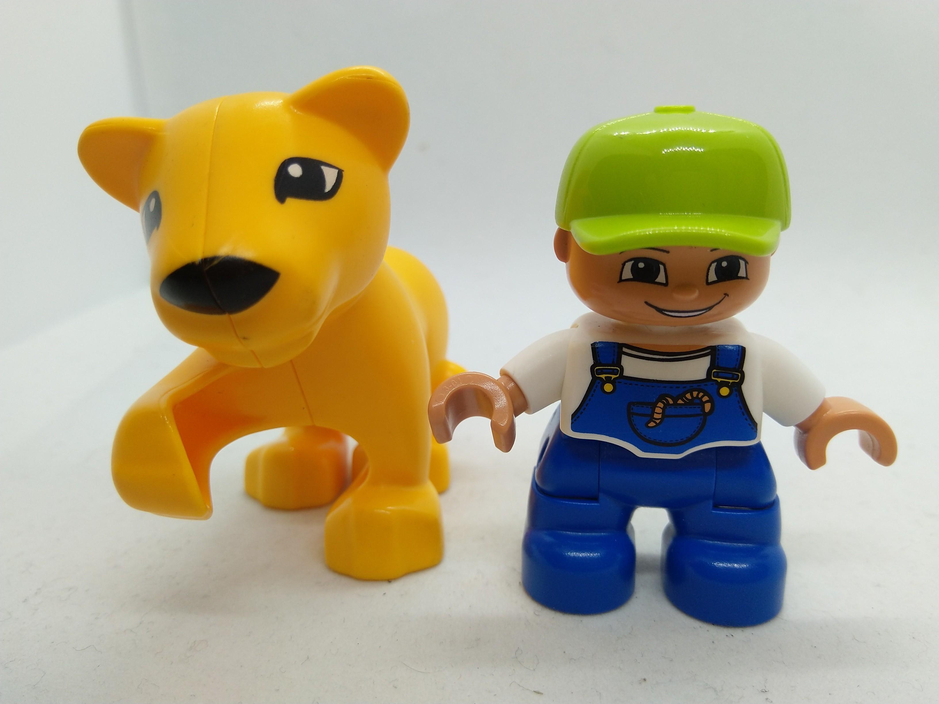 LEGO Duplo Minifigures - Little boy & Lion Cub, Hobbies & Toys, Toys ...