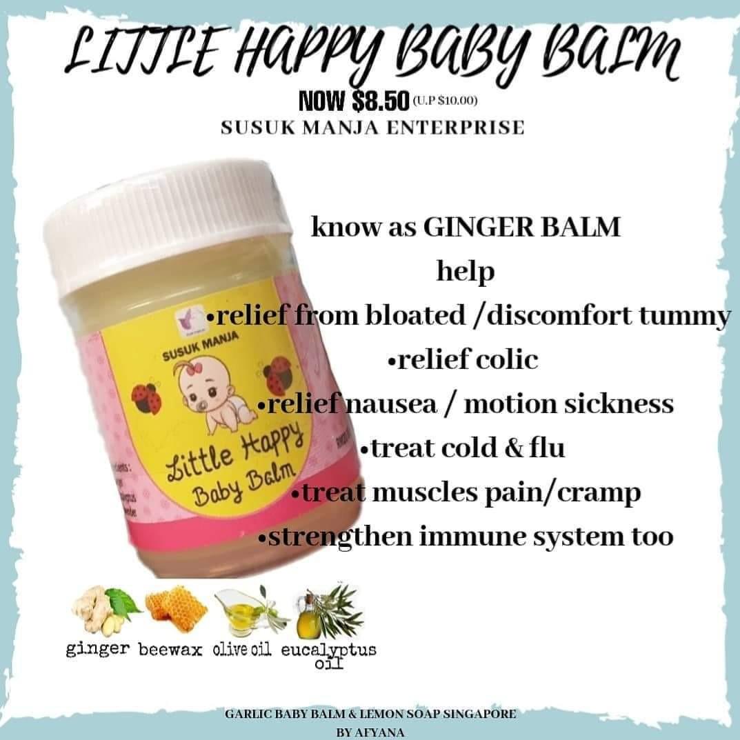Little Happy Baby Balm (ginger balm) . Made from ginger, eucalyptus ...