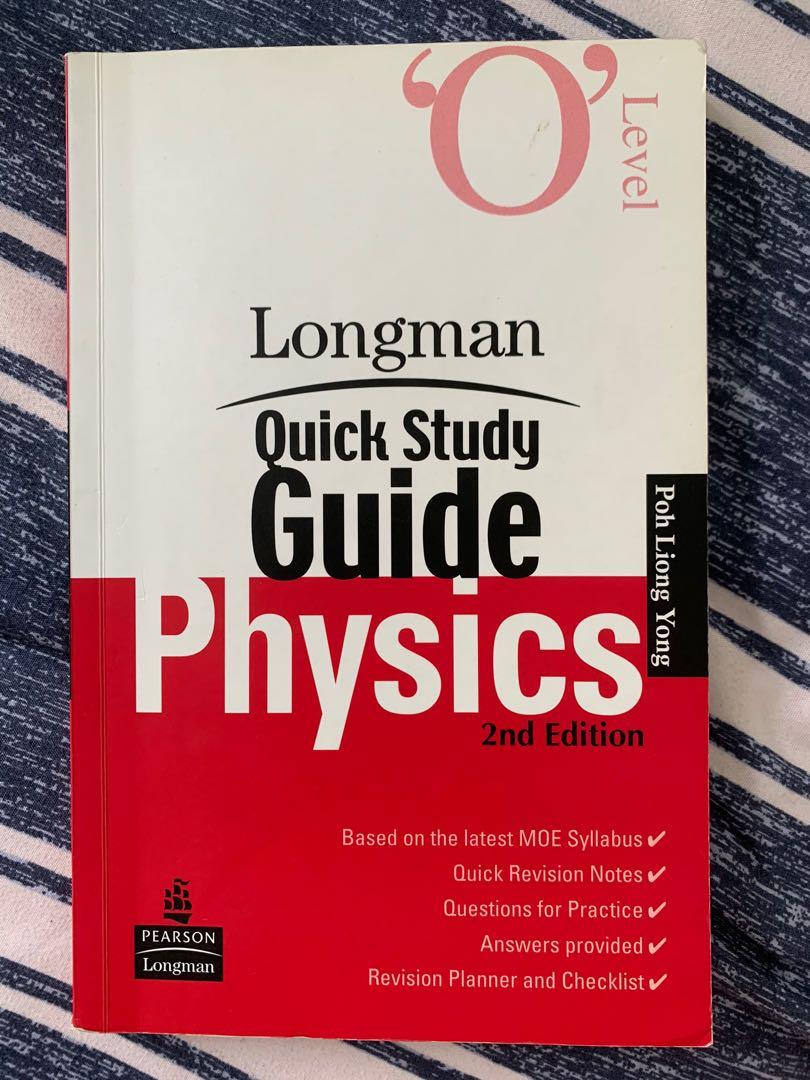 Longman Quick Study Guide Physics, Hobbies & Toys, Books & Magazines ...