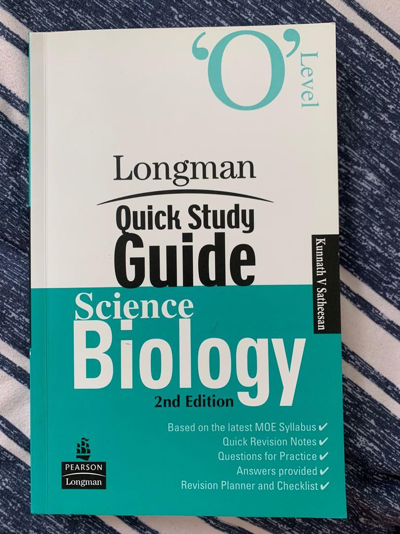 Longman Quick Study Guide Science (Biology), Hobbies & Toys, Books ...