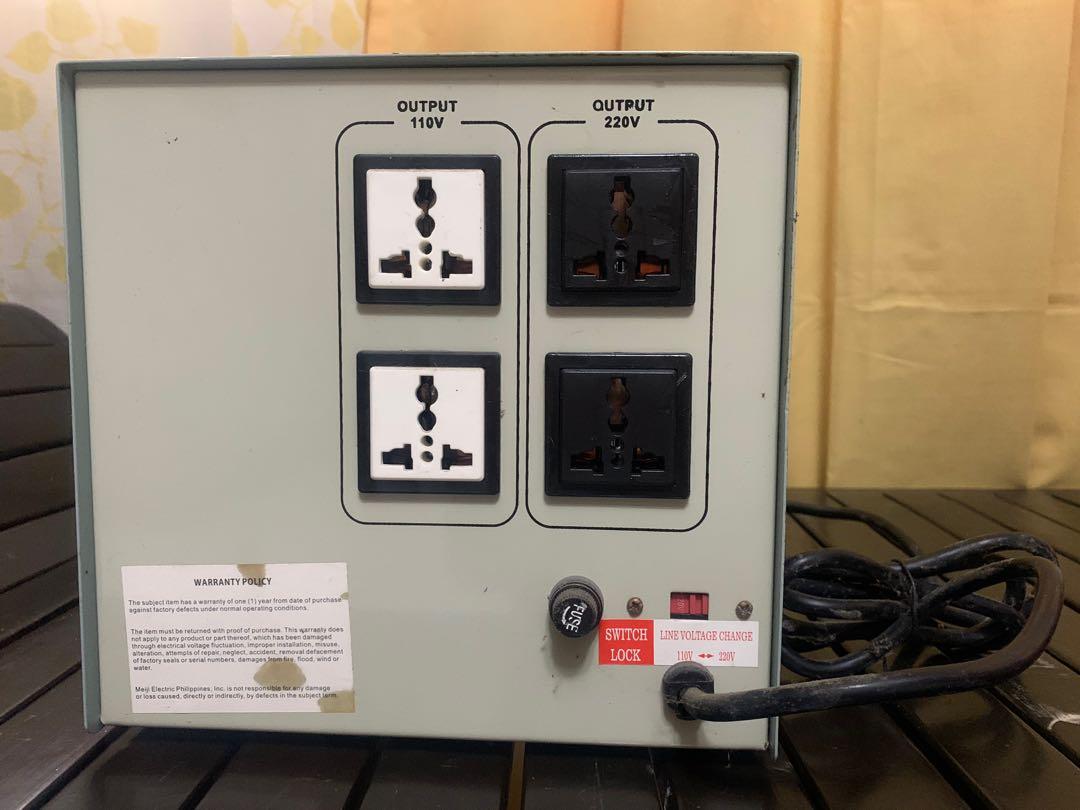 Meiji Automatic Voltage Regulator Model SVC 2000W, TV & Home Appliances ...