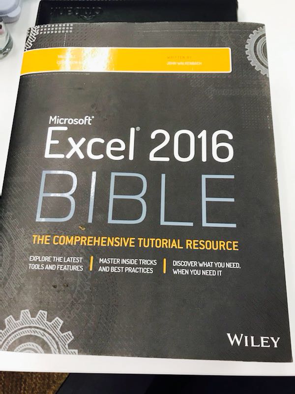 Microsoft Excel 2016 Bible, Computers & Tech, Office & Business ...