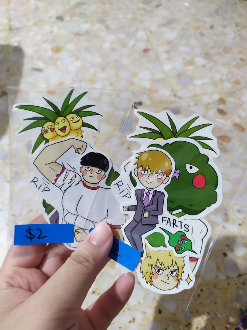 Mob Psycho 100 Sticker Set, Hobbies & Toys, Memorabilia & Collectibles ...