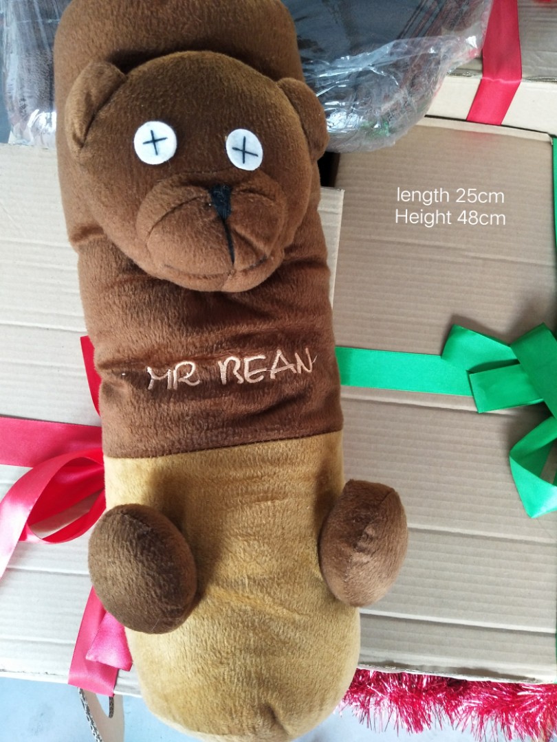Mr Bean Bear Soft Pillow, Hobbies & Toys, Toys & Games on Carousell