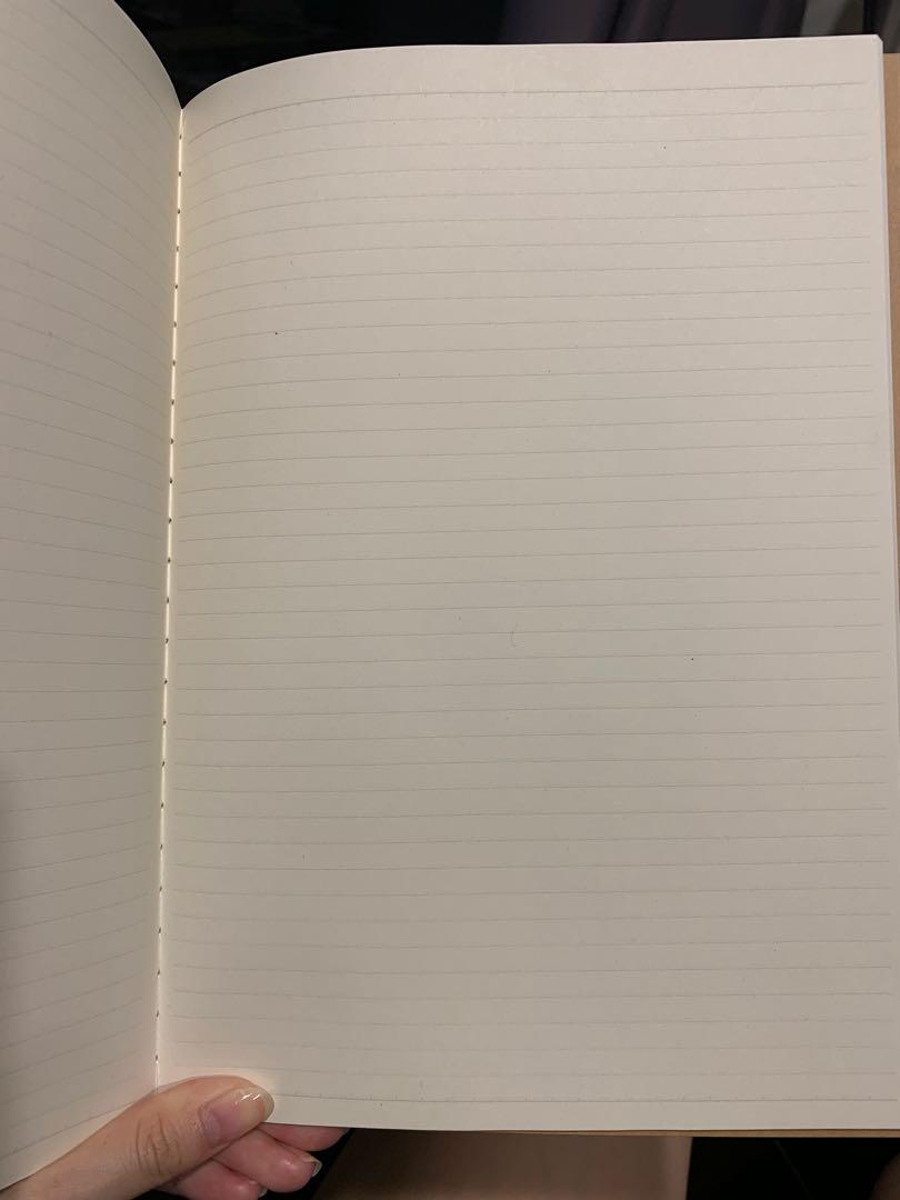 MUJI A5 Notebook With Lines, Hobbies & Toys, Stationery & Craft ...