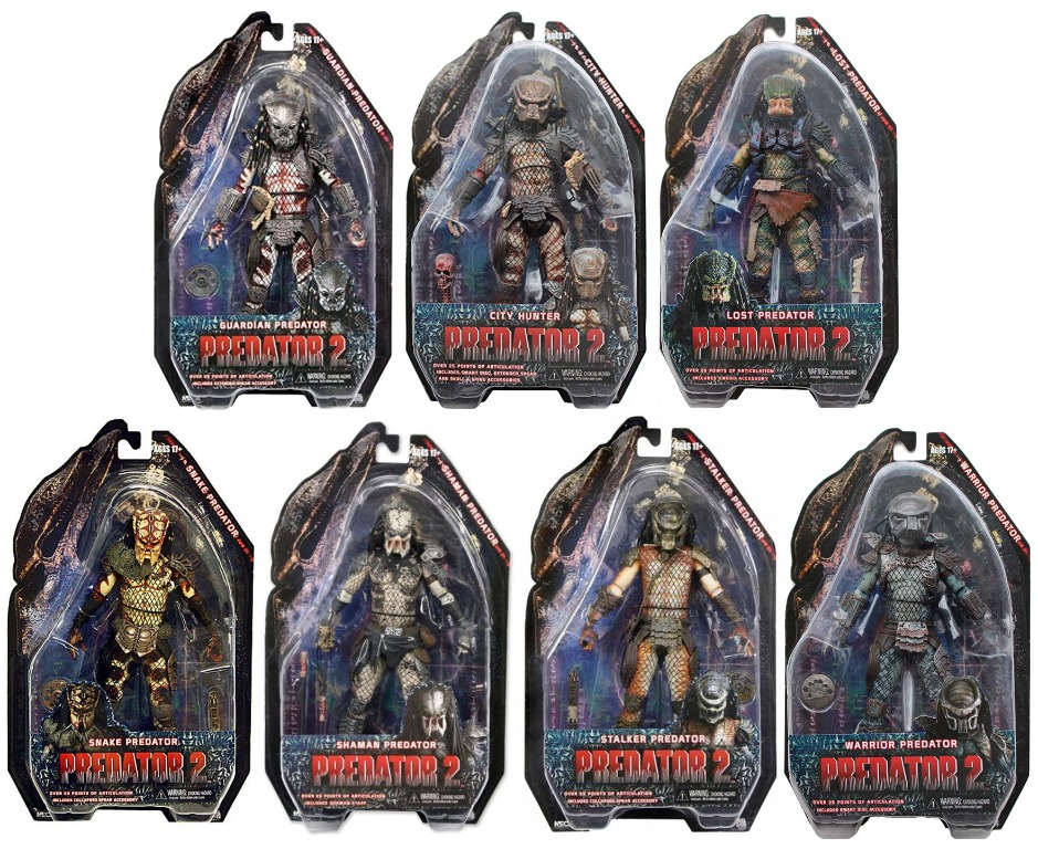 Neca Predator 2 Horror Monster Warrior Sci Fi City Hunter Stalker Snake ...