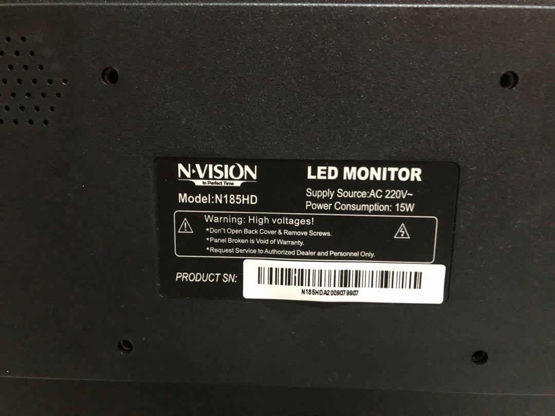 Nvision Desktop Monitor, Computers & Tech, Parts & Accessories, Monitor ...