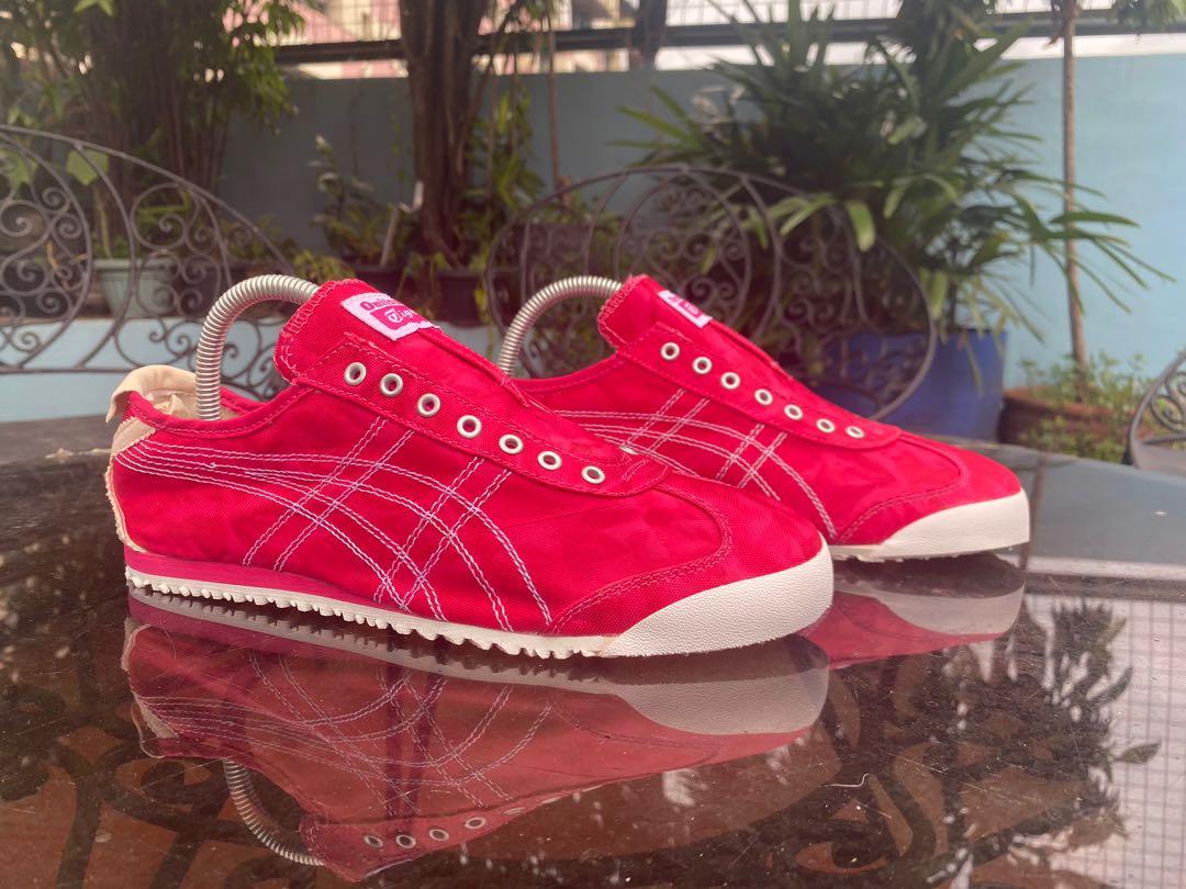 Onitsuka Pink/White, Men's Fashion, Footwear, Sneakers on Carousell