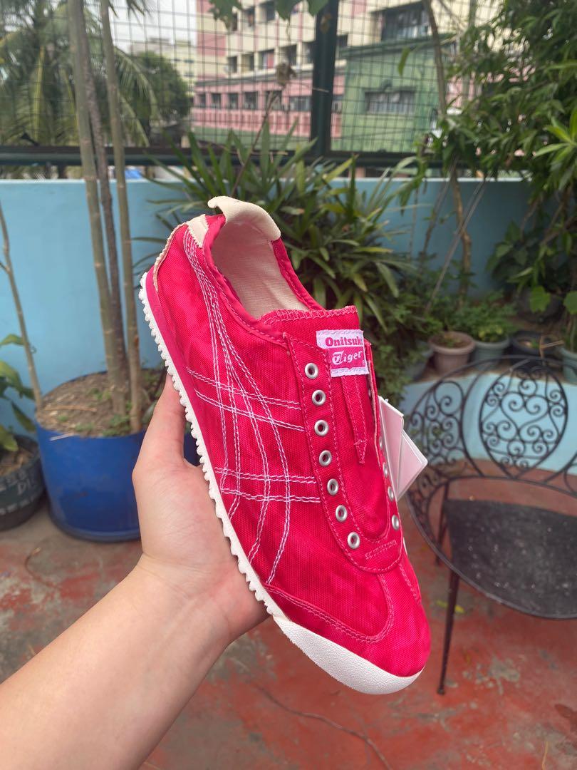 Onitsuka Pink/White, Men's Fashion, Footwear, Sneakers on Carousell