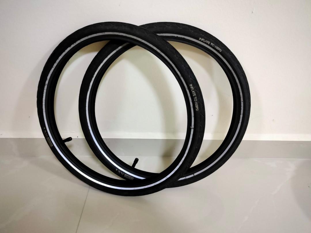 Original brompton tyres, Sports Equipment, Bicycles & Parts, Parts ...
