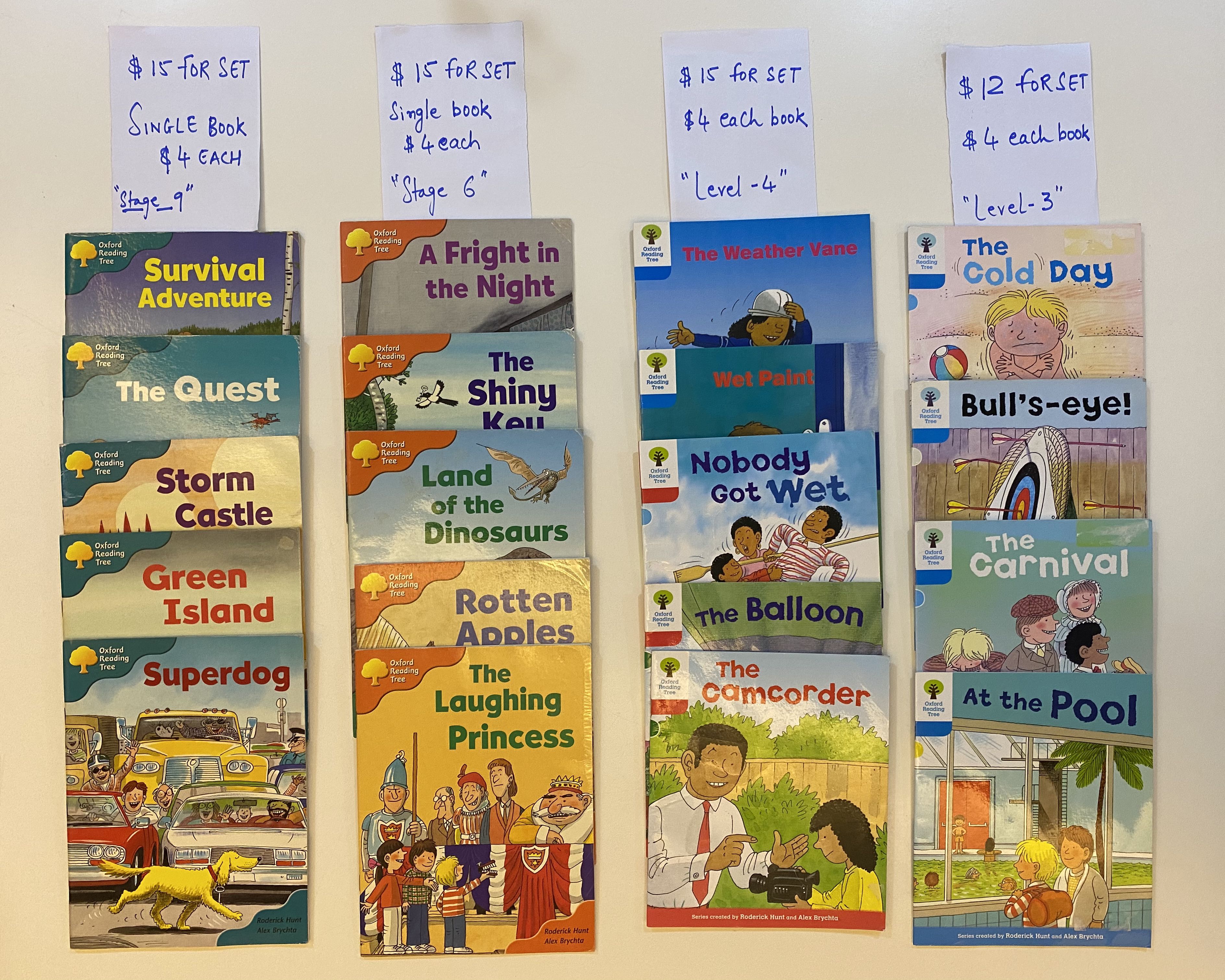 Oxford Reading series (level 9, 6, 4 and 3), Books & Stationery ...