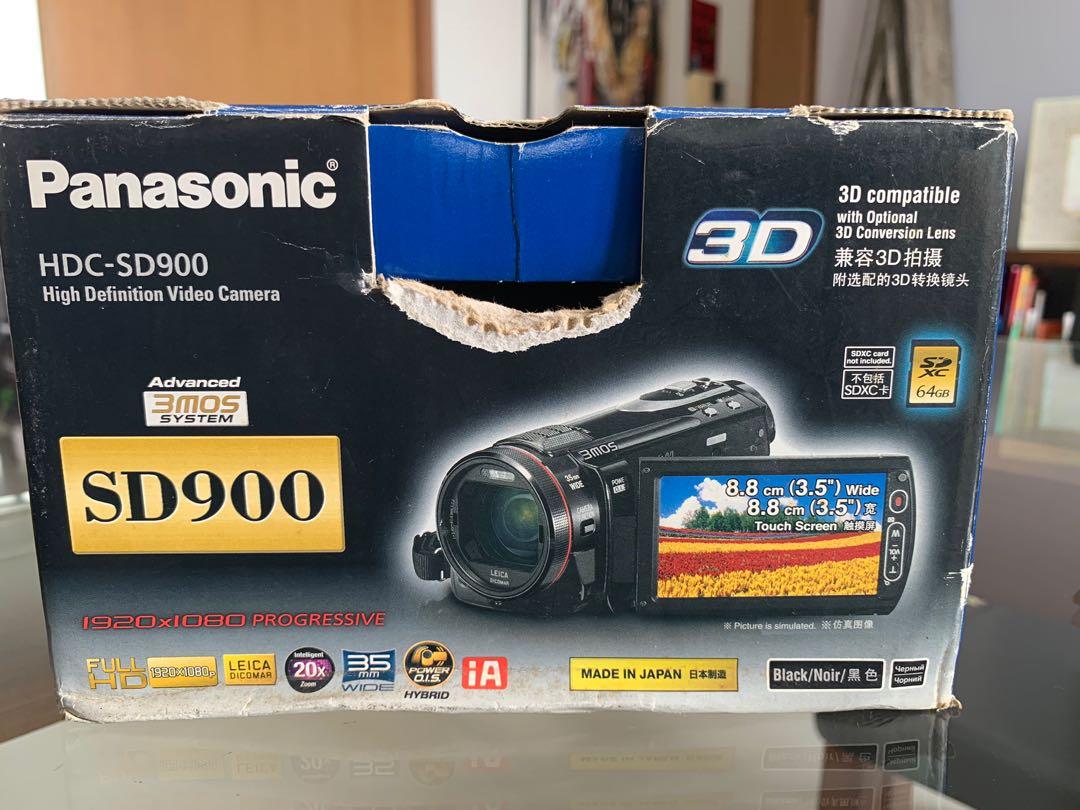 Panasonic SD900 video camera, Photography, Video Cameras on Carousell