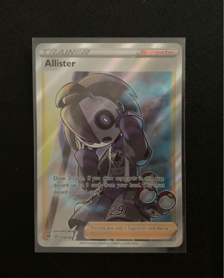 Pokemon Allister 179/185 Full Art, Hobbies & Toys, Toys & Games on ...