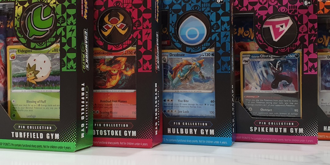 Pokemon TCG Champions Path Pin Collection Full Set Complete., Hobbies ...