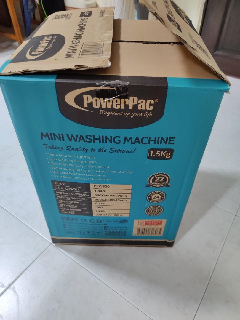 PowerPac Mini Washing Machine, TV & Home Appliances, Washing Machines ...