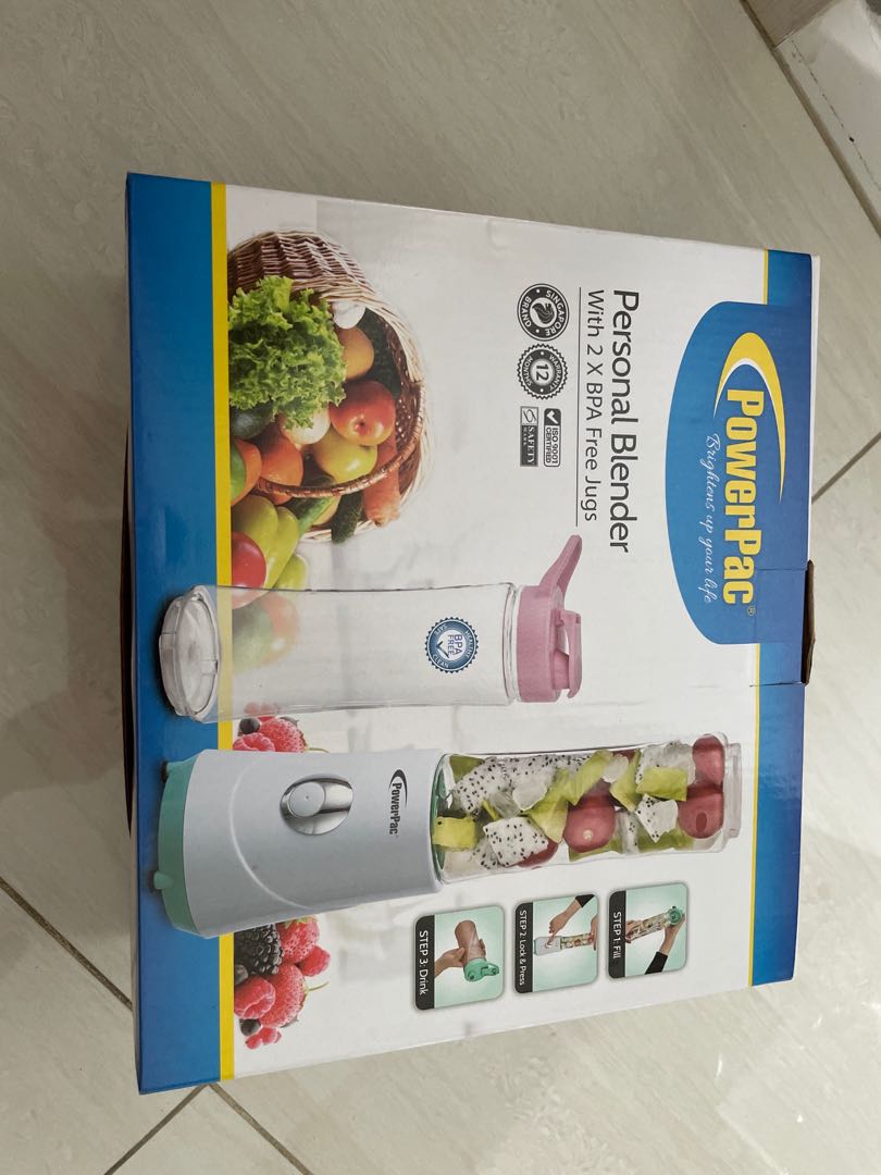 Powerpac personal blender, TV & Home Appliances, Kitchen Appliances ...