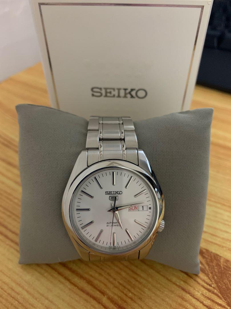 SEIKO 5 AUTOMATIC WATCH SNKL41K1, Men's Fashion, Watches & Accessories ...
