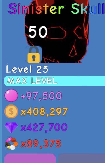 Selling BGS Sinister skull secret pet!, Video Gaming, Gaming ...