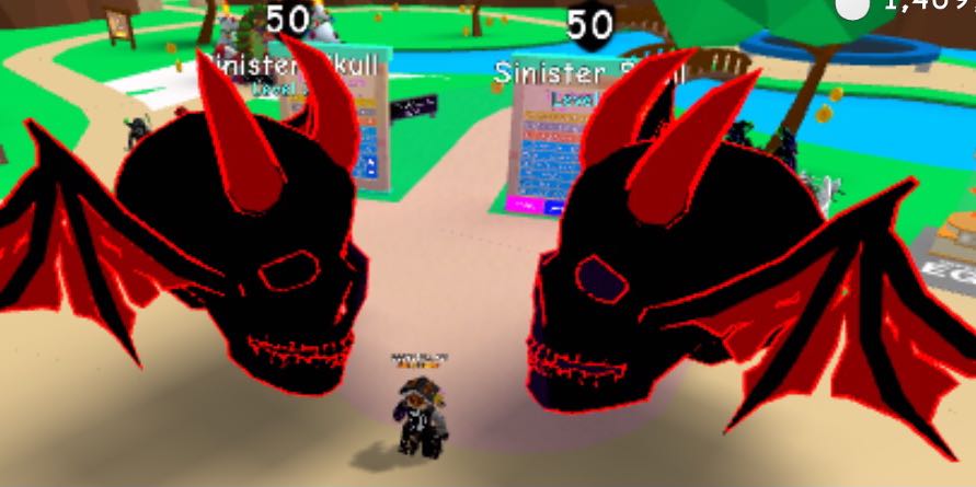 Selling BGS Sinister skull secret pet!, Video Gaming, Gaming ...
