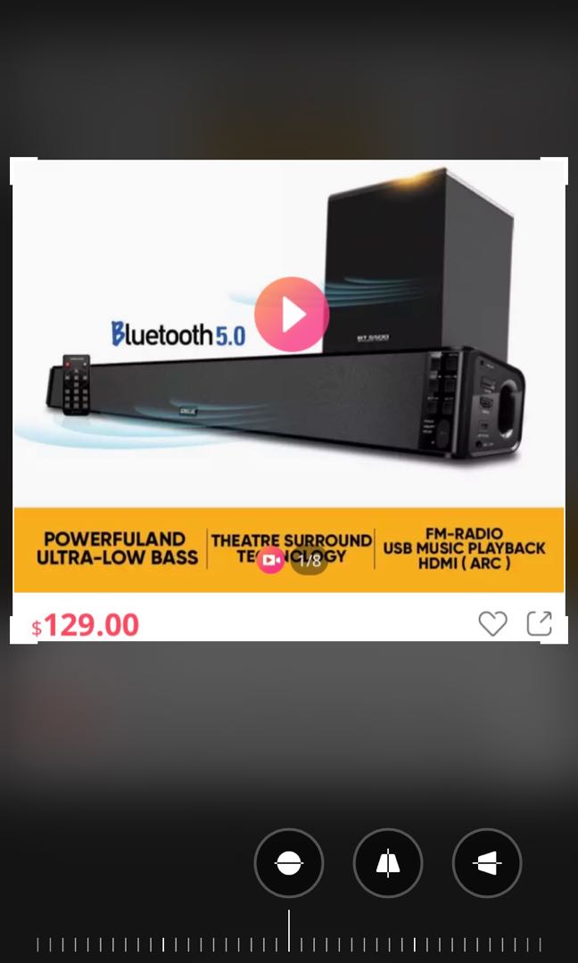 Sonic gear sound bar, Audio, Soundbars, Speakers & Amplifiers on Carousell