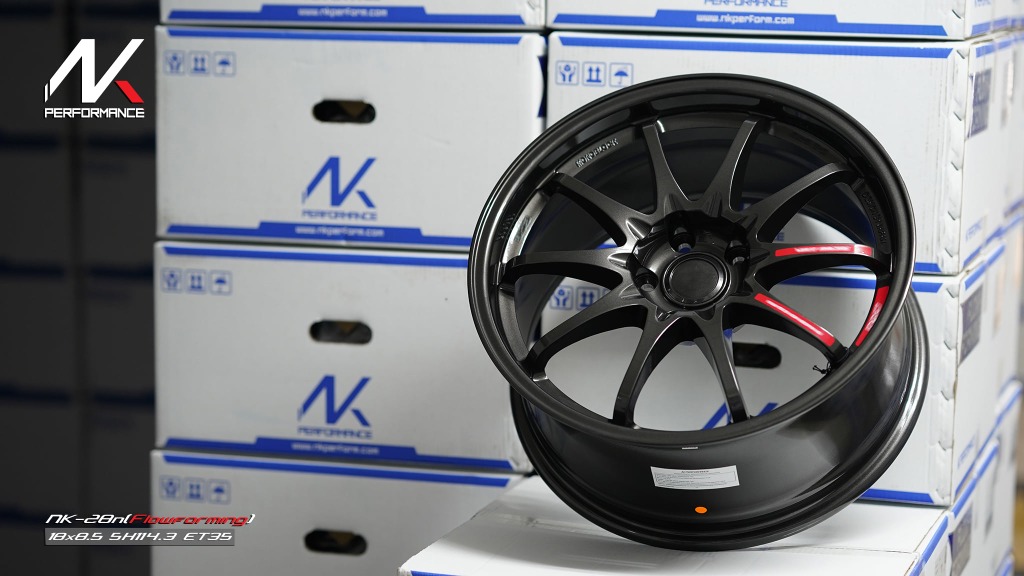 SPORT RIM 18 INCH ORIGINAL NK PERFORMANCE NK28 FLOW FORMING HONDA CIVIC ...