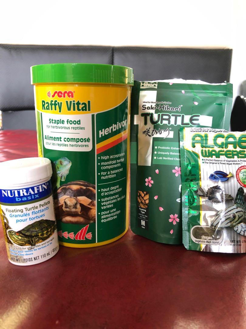 Terrapin / Turtle Food - pellets, vegetable sticks, wafer, Pet Supplies ...