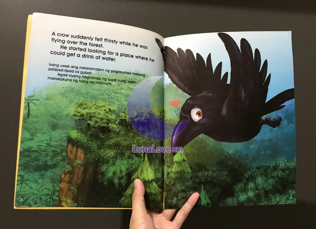 The Thirsty Crow (Ang Uhaw na Uwak) | Lampara Books | English Filipino ...