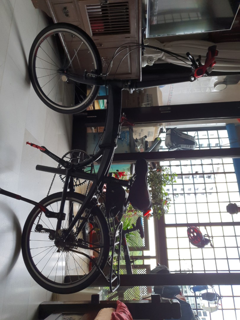 Travelo Foldable Bikes 451 Black Edition, Sports Equipment, Bicycles ...