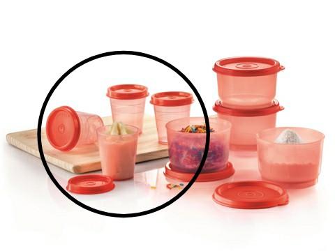 Tupperware 60 ml Midget Pill Mini Cups/ Containers Set of 4, Furniture ...