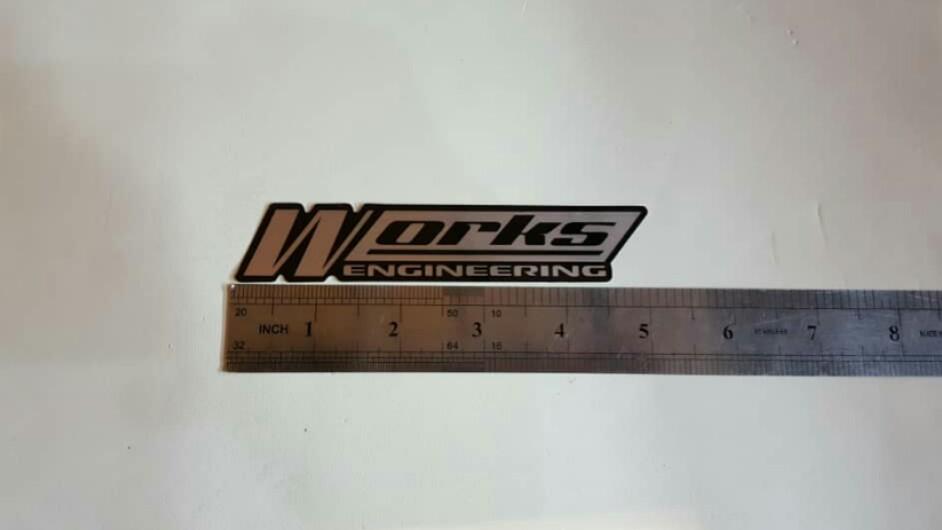 Works Engineering Sticker ( Type 2 ), Auto Accessories on Carousell