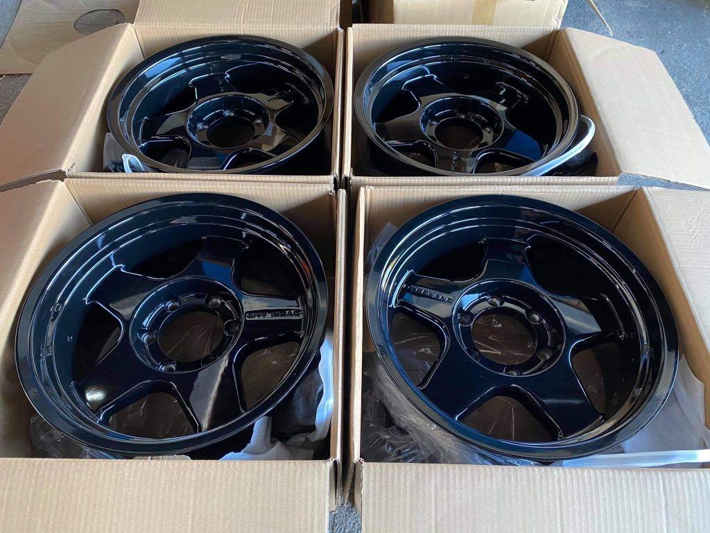 17" Overland Rebel Black Mags 6Holes pcd 139 Bnew, Car Parts ...
