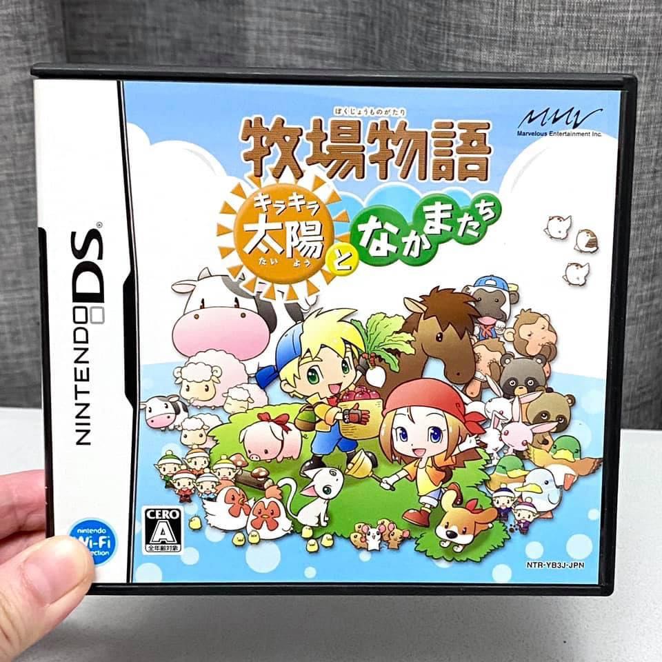 (中古) 原裝日版 NDS Game Harvest Moon 牧場物語 閃爍太陽 生活模擬遊戲, 電子遊戲, 電子遊戲, Nintendo ...