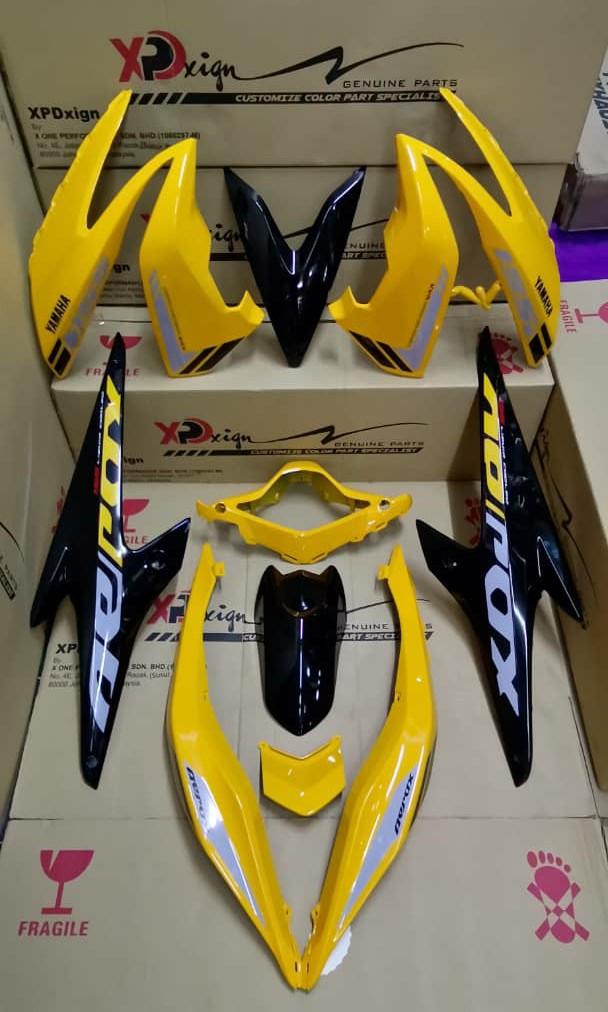 Aerox cover set, Motorcycles, Motorcycle Accessories on Carousell