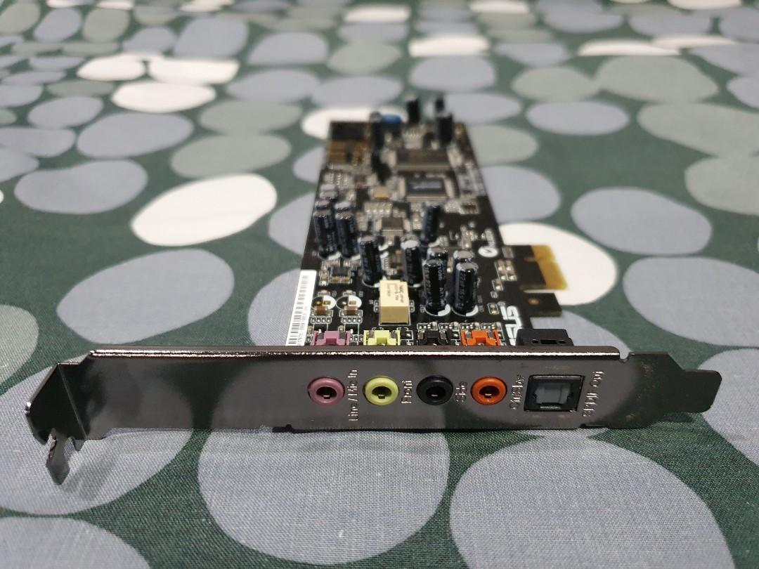 Asus Xonar DGX PCIE 5.1 Sound Card and Headphone Amp, Audio, Headphones ...