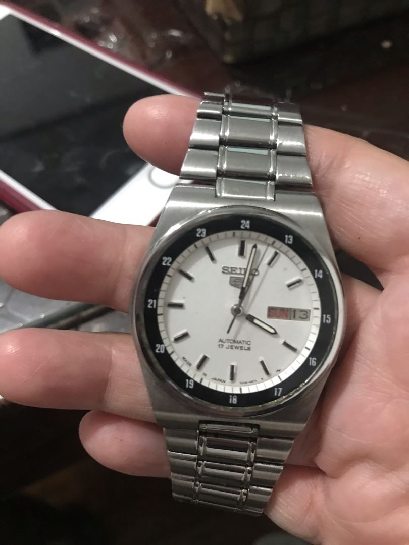 Authentic Seiko 5 Automatic Vintage Mens Watch, Men's Fashion, Watches ...