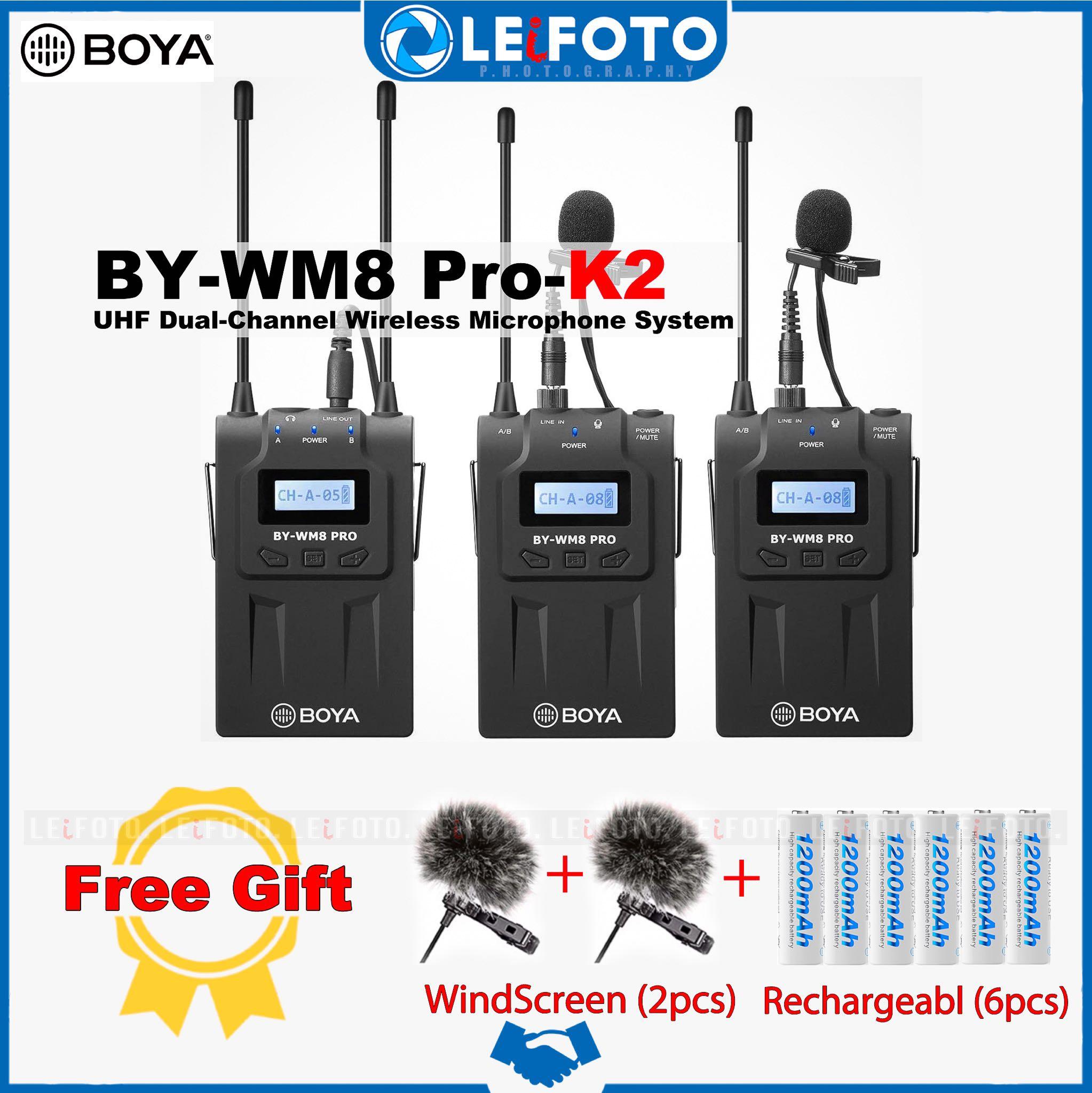 BOYA BY-WM8 Pro wireless microphone, Photography, Video Equipment on ...